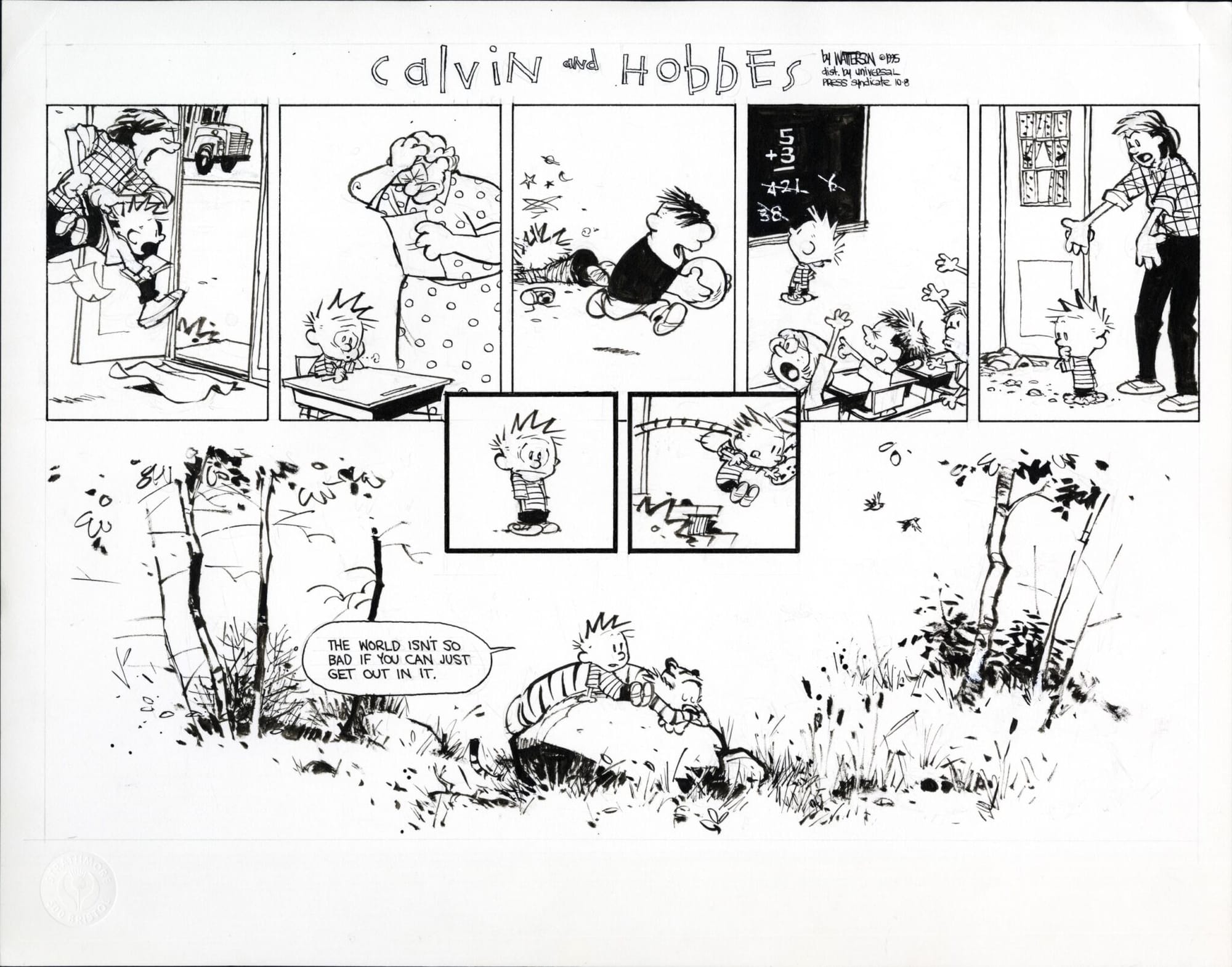 Rare Calvin and Hobbes Illustrations and the Art of Revolution Shape ...